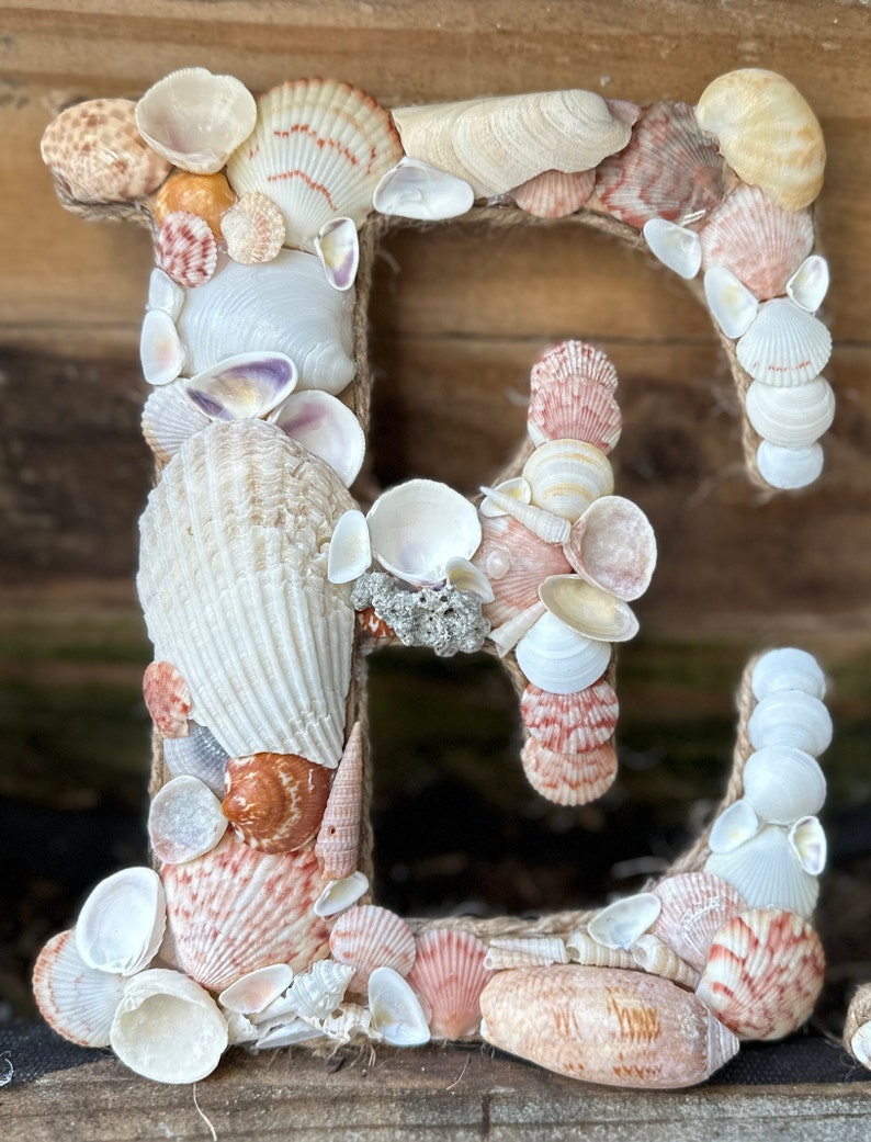 Seashell Letters : "beach Life" - Etsy