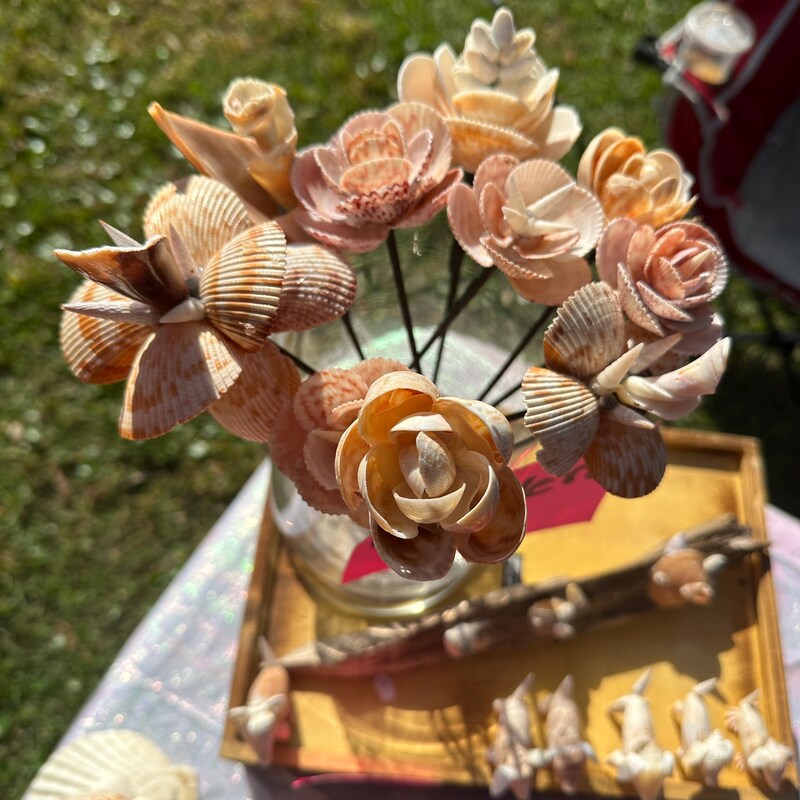 Seashell Flowers - Etsy