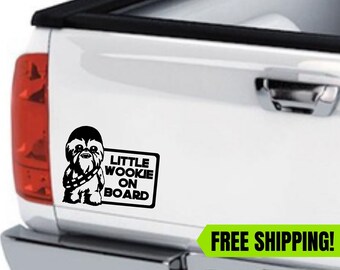 Little Wookie on Board Decal Vehicle Sticker Star Wars | Etsy
