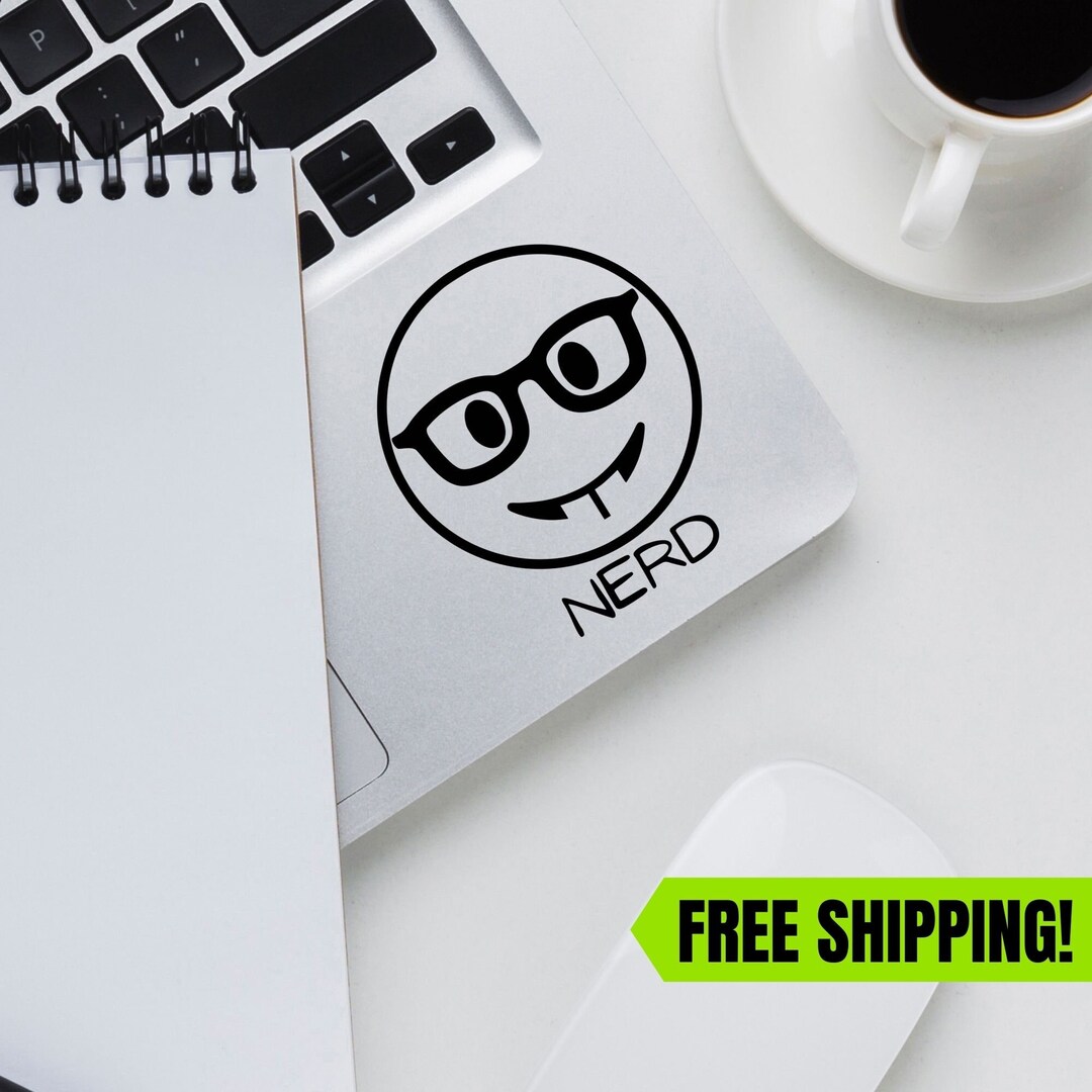 Cute Nerd Decal - Etsy
