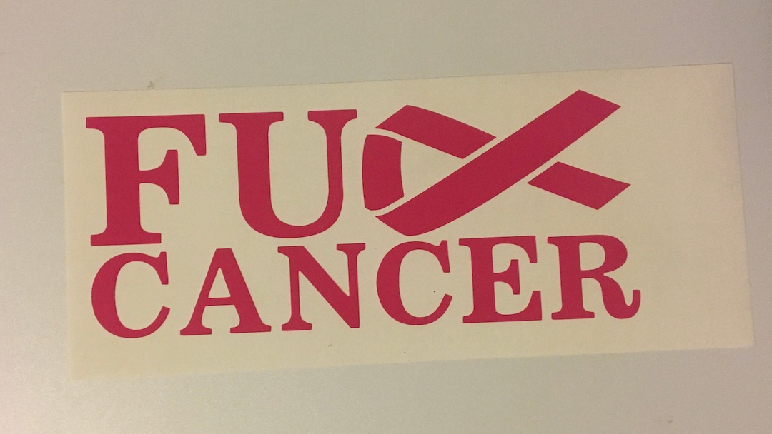 F Cancer Decal FUK Cancer Cancer Decal Decal for Cancer - Etsy