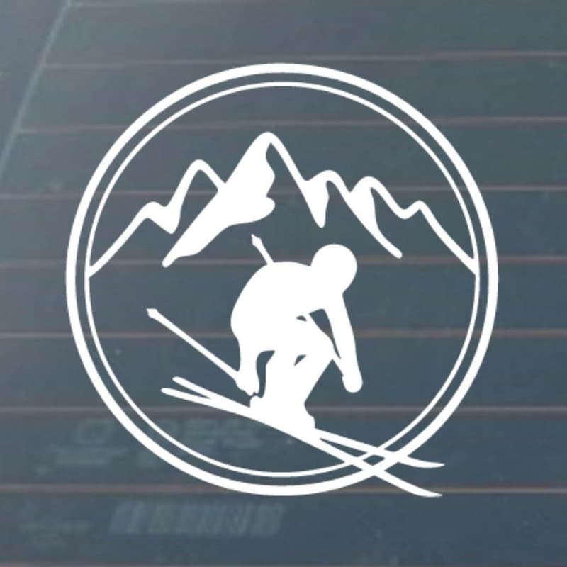 Ski Decal - Etsy
