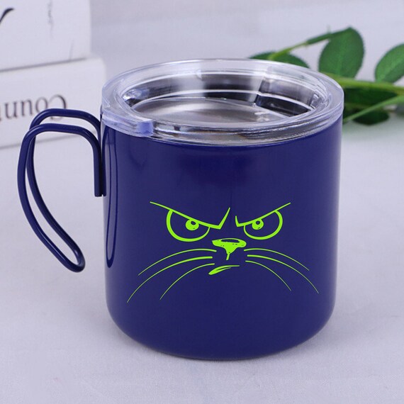 Angry Cat Decal Funny Cat Decal Decal for Cat Lovers | Etsy