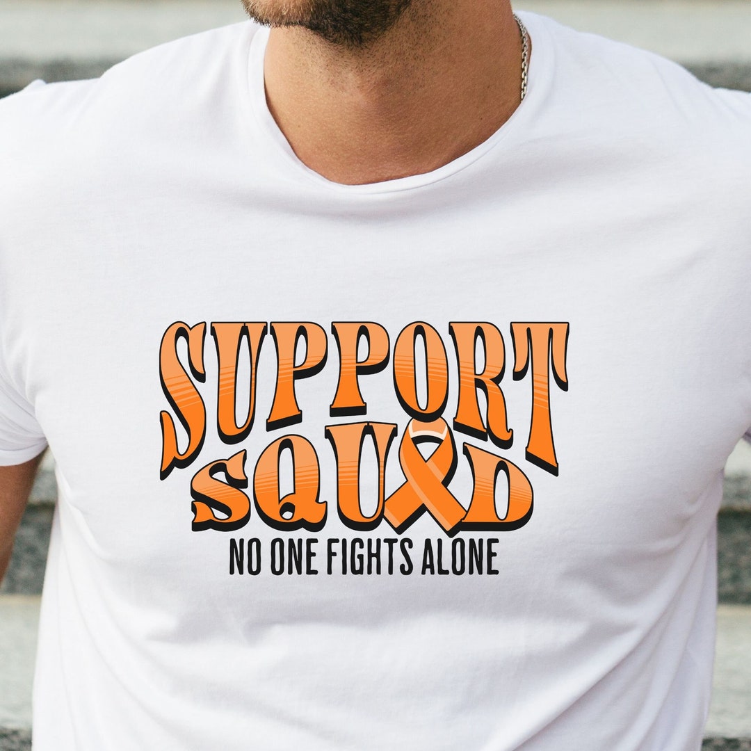 Multiple Sclerosis Support Squad Shirt, Retro Vibes, No One Fights ...