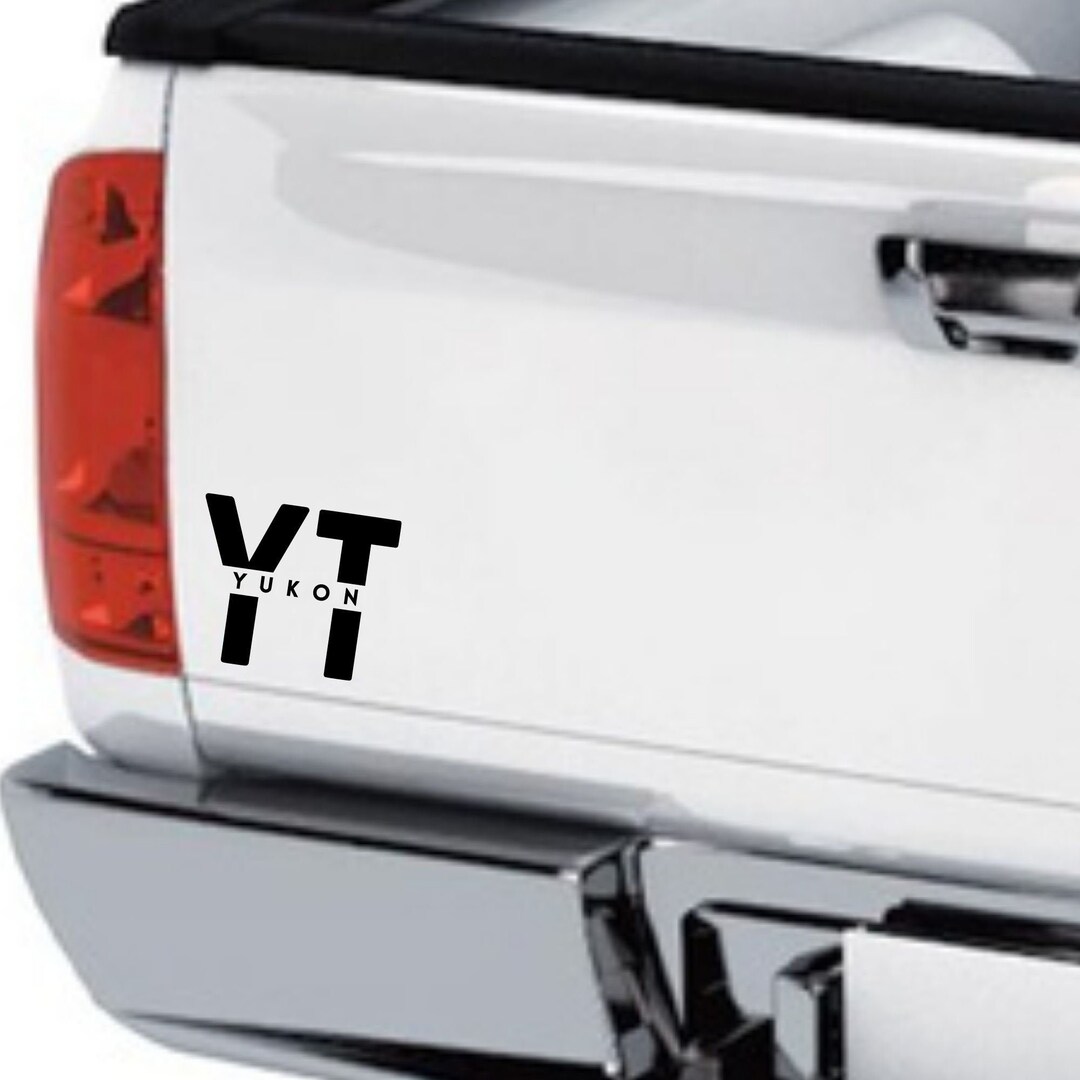 Yukon Decal YT Territory Decal - Etsy
