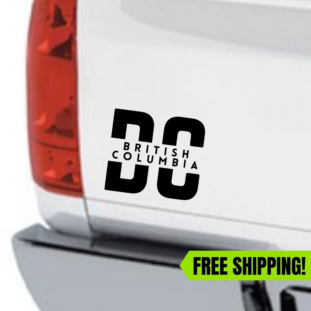 British Columbia Decal BC Province Decal - Etsy Canada