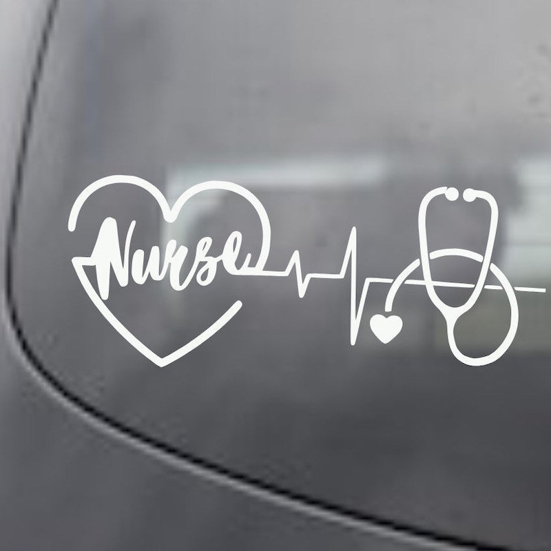Nurse Vinyl Decal - Etsy