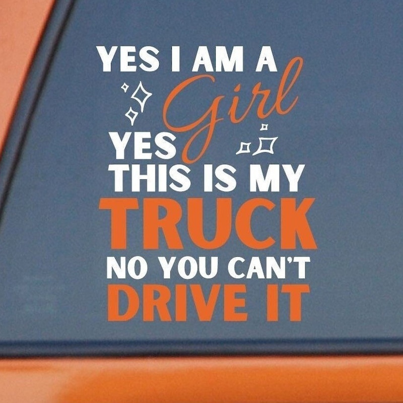 Girl Truck Decals - Etsy