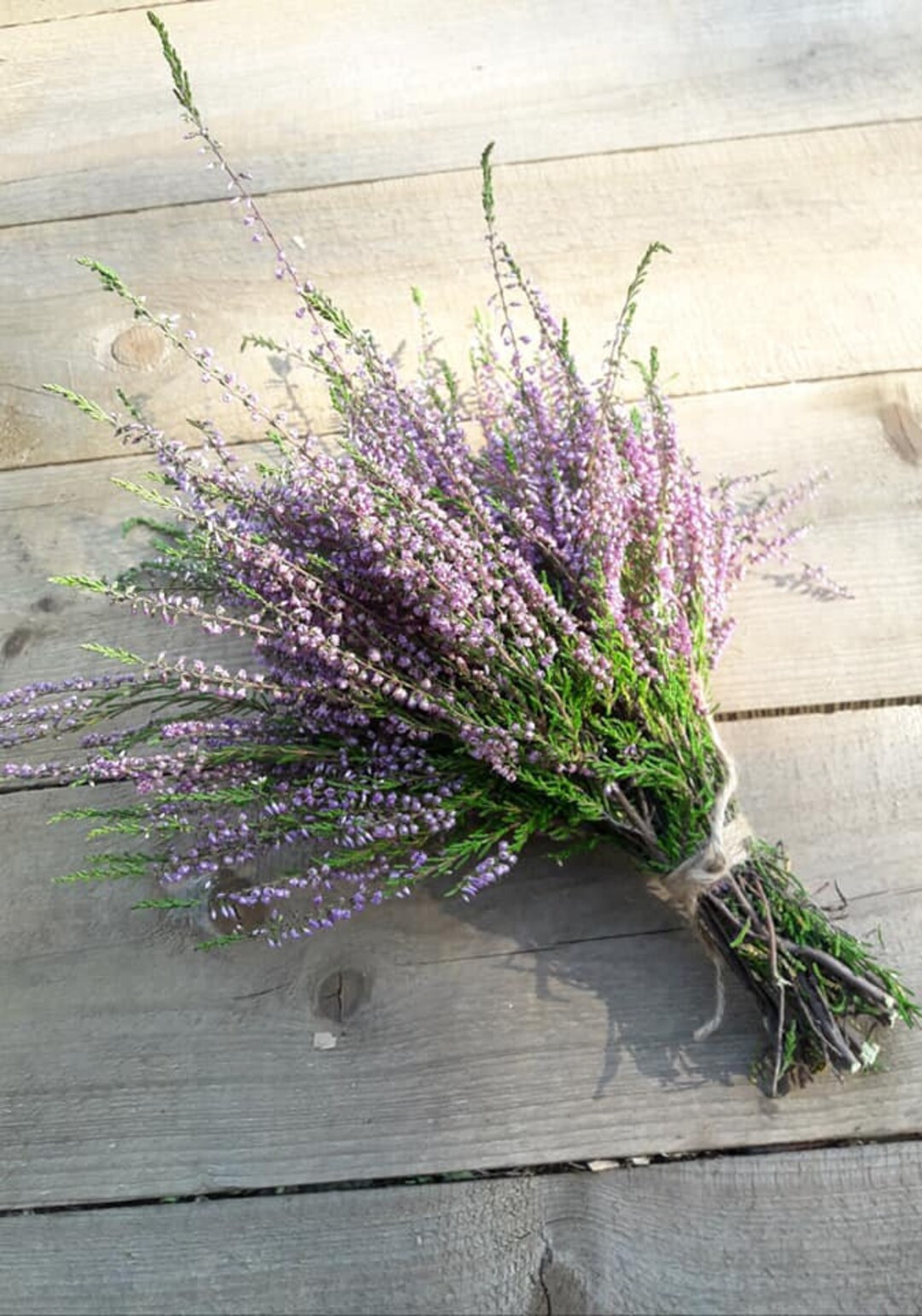 Dried Flower Bouquet Dried Heather Calluna Vulgaris Natural Dried ...