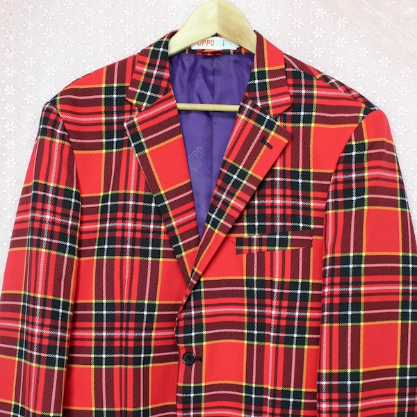 Plaid Suit Jacket - Etsy