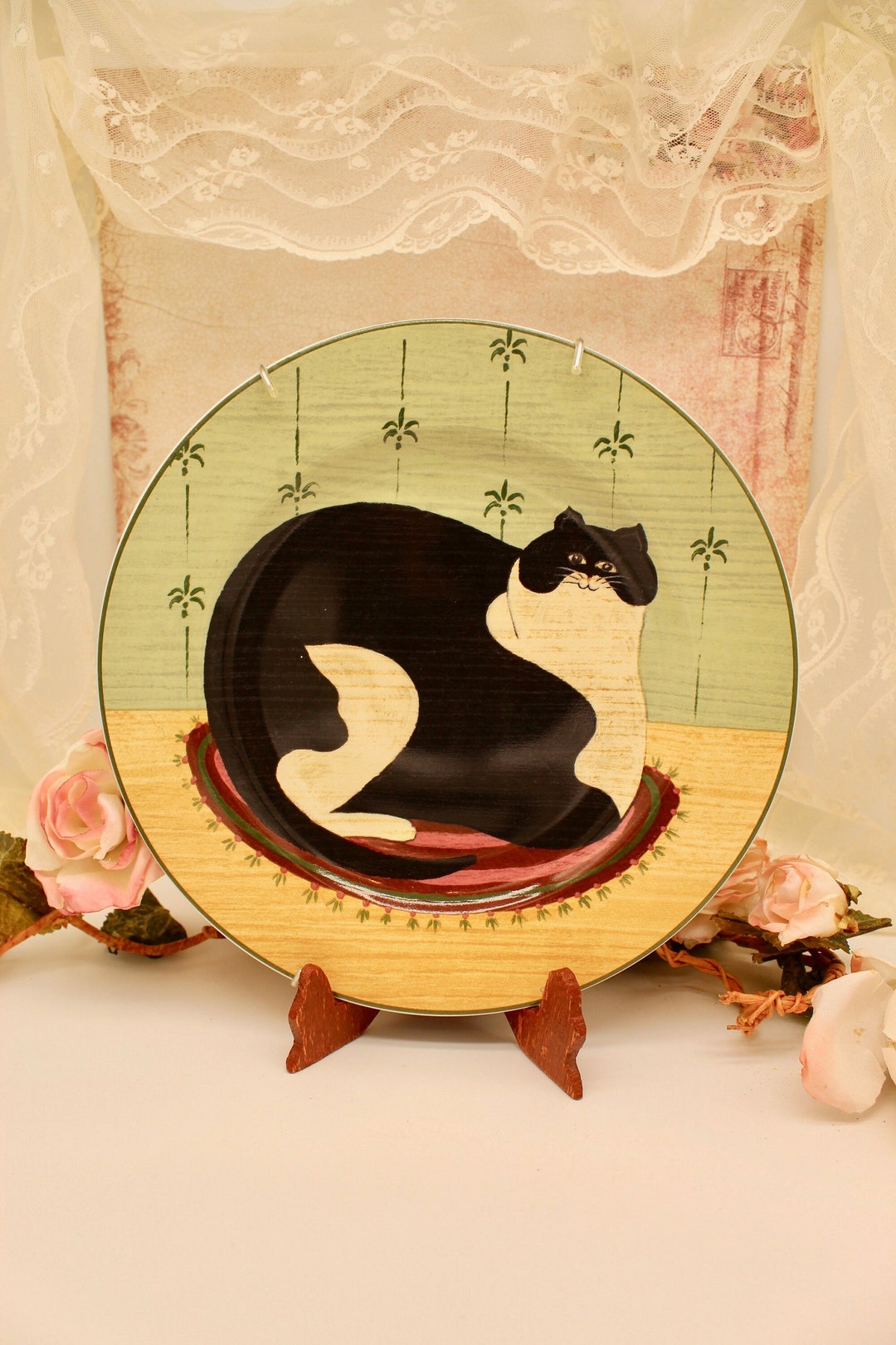 Vintage Y2Ks Kitty Cat Plate Collection von Warren Kimble, Wandteller ...