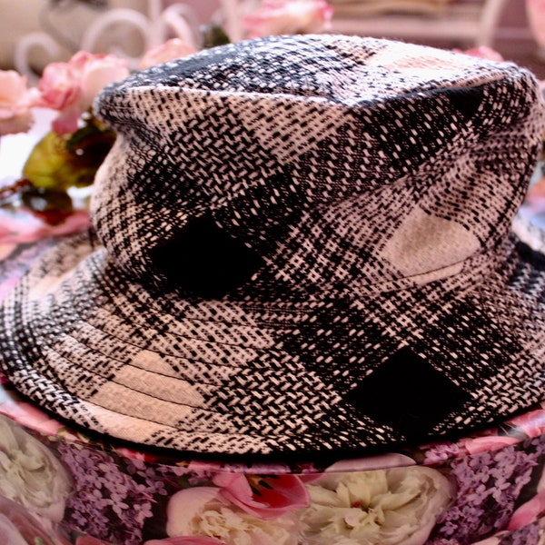 Checkered Hat - Etsy