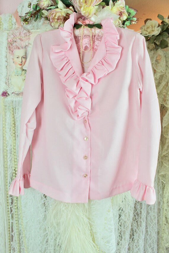 Baby pink ruffle blouse - Gem