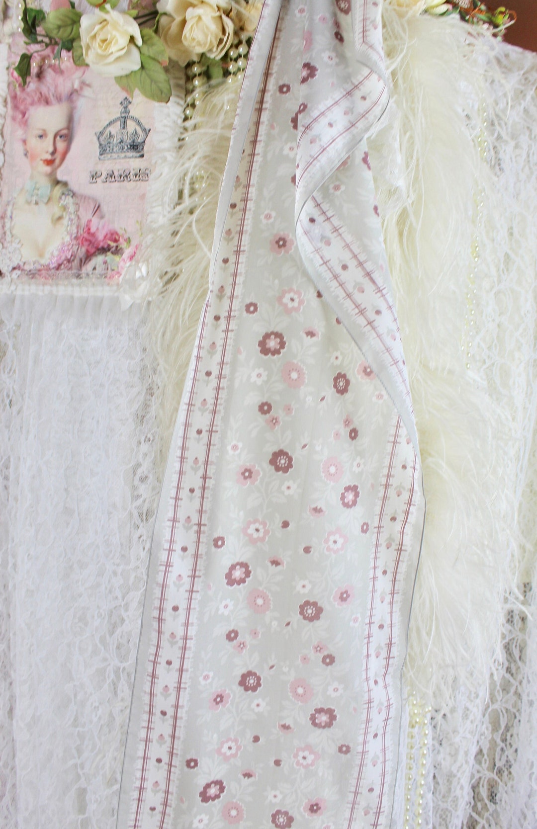 Vintage 60s Mary Quant Floral Scarf, Floral Daisies, Neck Tie Scarf ...