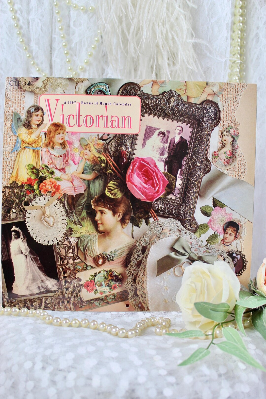 Vintage 1997 Victorian Wall Calendar by Cleo Calendars, Photographic ...