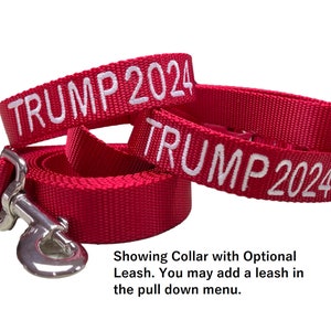 Best TRUMP 2024 Dog Collar, MAGA Collar - Cat to XXL, Trump 47 ...