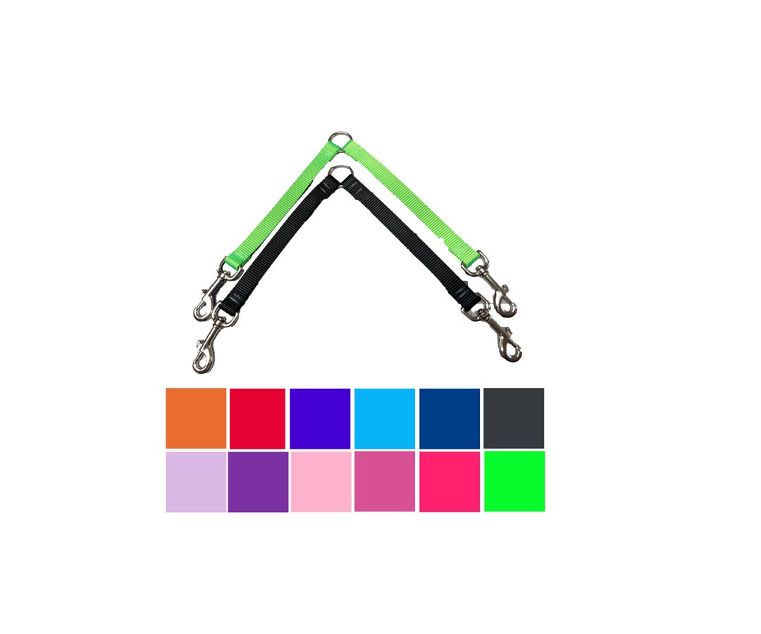 Handcrafted Basic Dog Leash Coupler for Walking Two Dogs | Made in USA ...