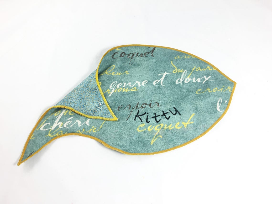 PERSONALIZED Kitchen MAT for CAT With Free Name Fish Shaped - Etsy