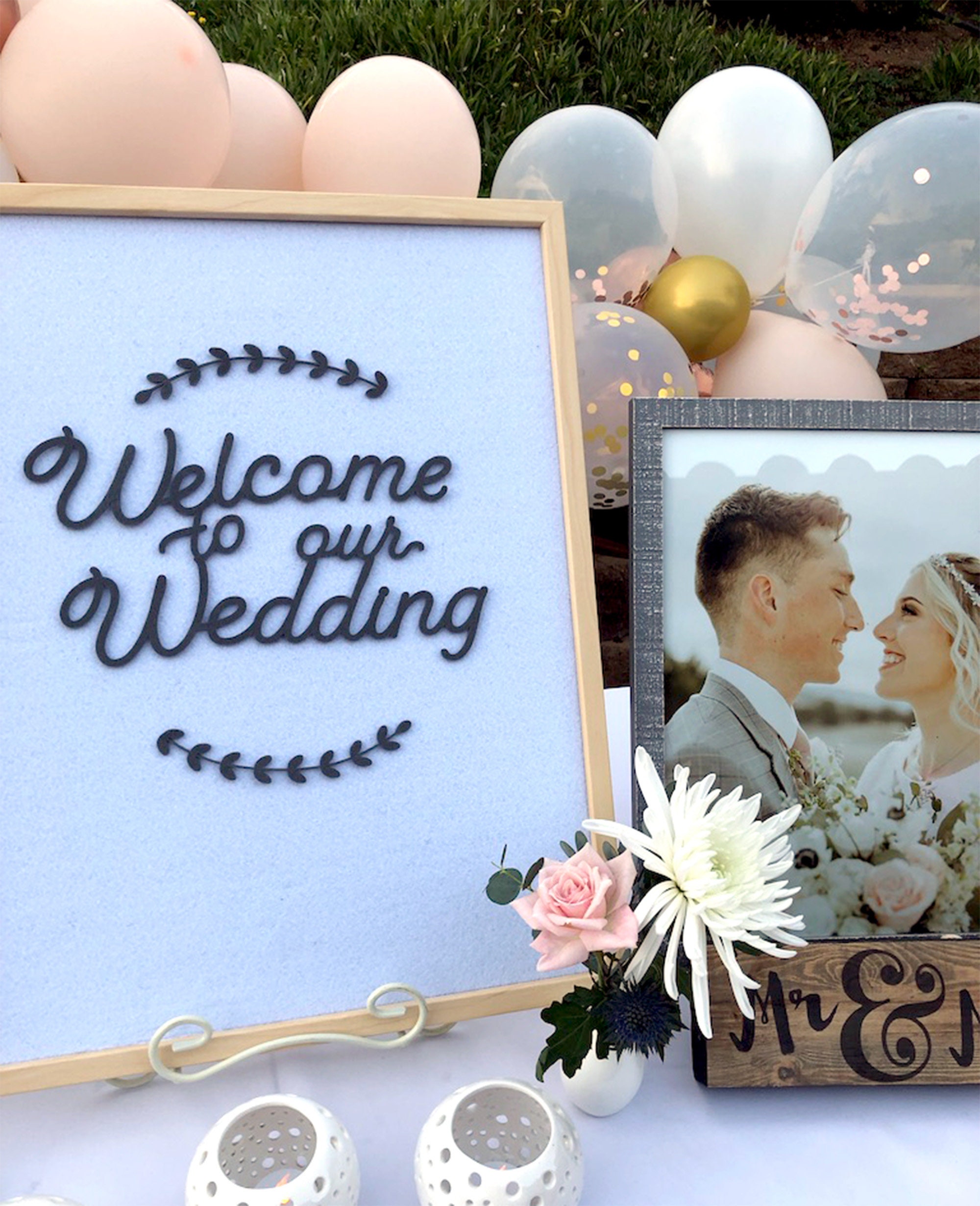 Wedding Felt Board Bundle: Engagement & Save the Date Decor - Etsy