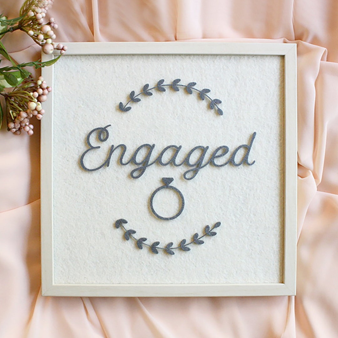 Wedding Felt Board Bundle: Engagement & Save the Date Decor - Etsy