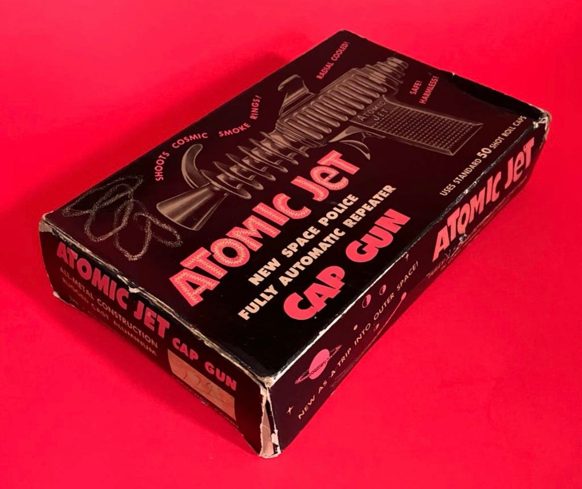 Vintage Space Toy, Atomic Jet Cap Gun W Box - Etsy