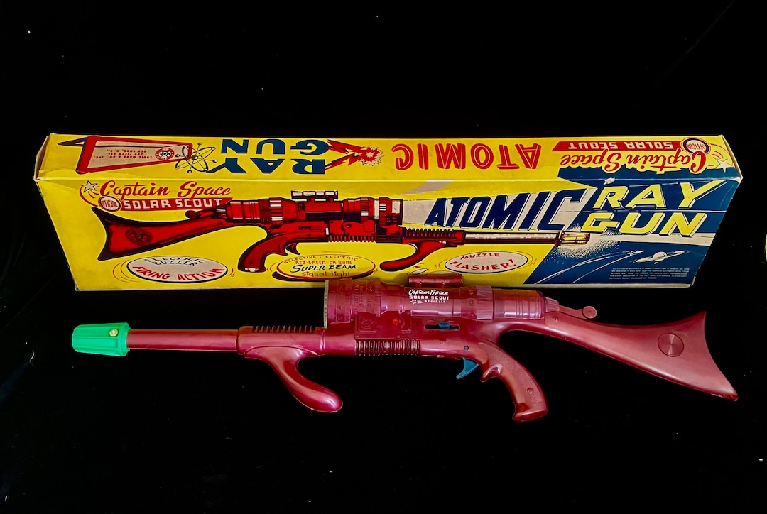 Vintage Toy Space Gun, Rare Captain Space Solar Scout - Etsy