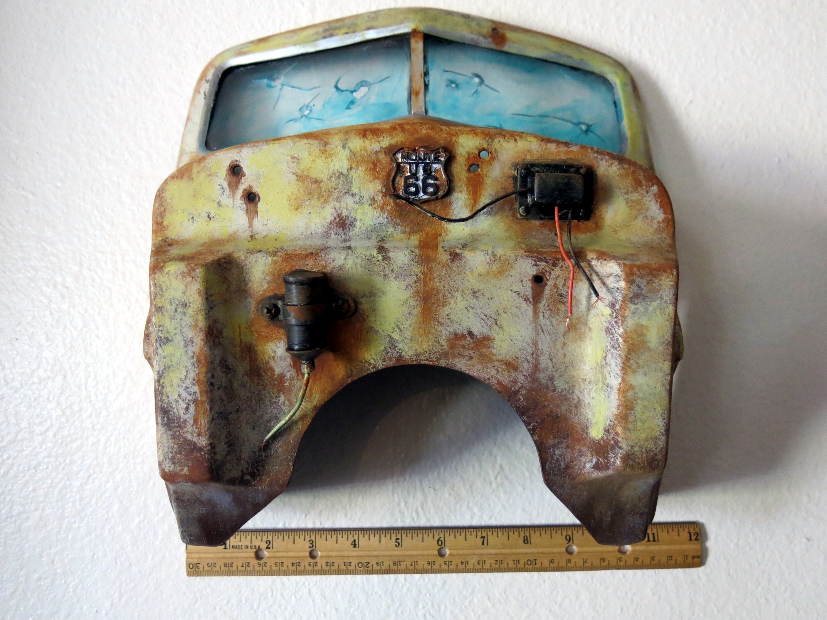 Route 66 Rusty Looking 1940's Car Cowl Distressed - Etsy