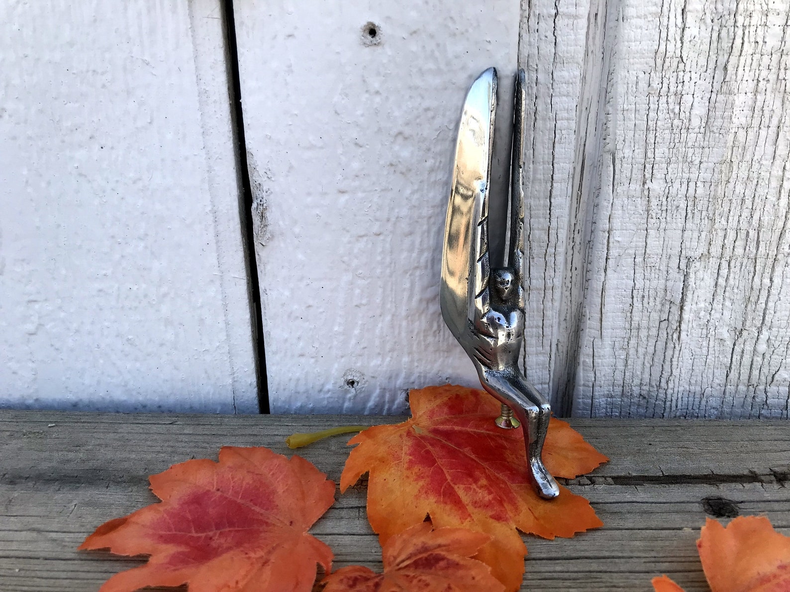 Very Small 5.25" Tall Hoover Dam Sam Hood Ornament, Keg Handle, Cast ...