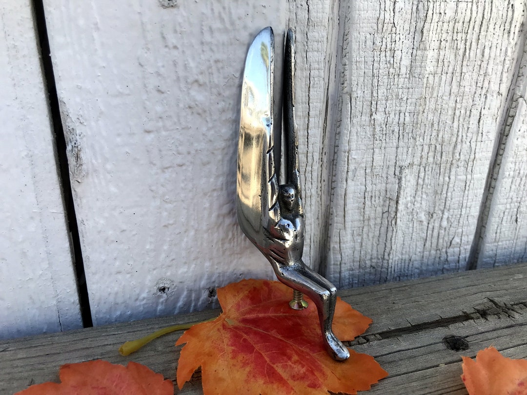 Very Small 5.25" Tall Hoover Dam Sam Hood Ornament, Keg Handle, Cast ...