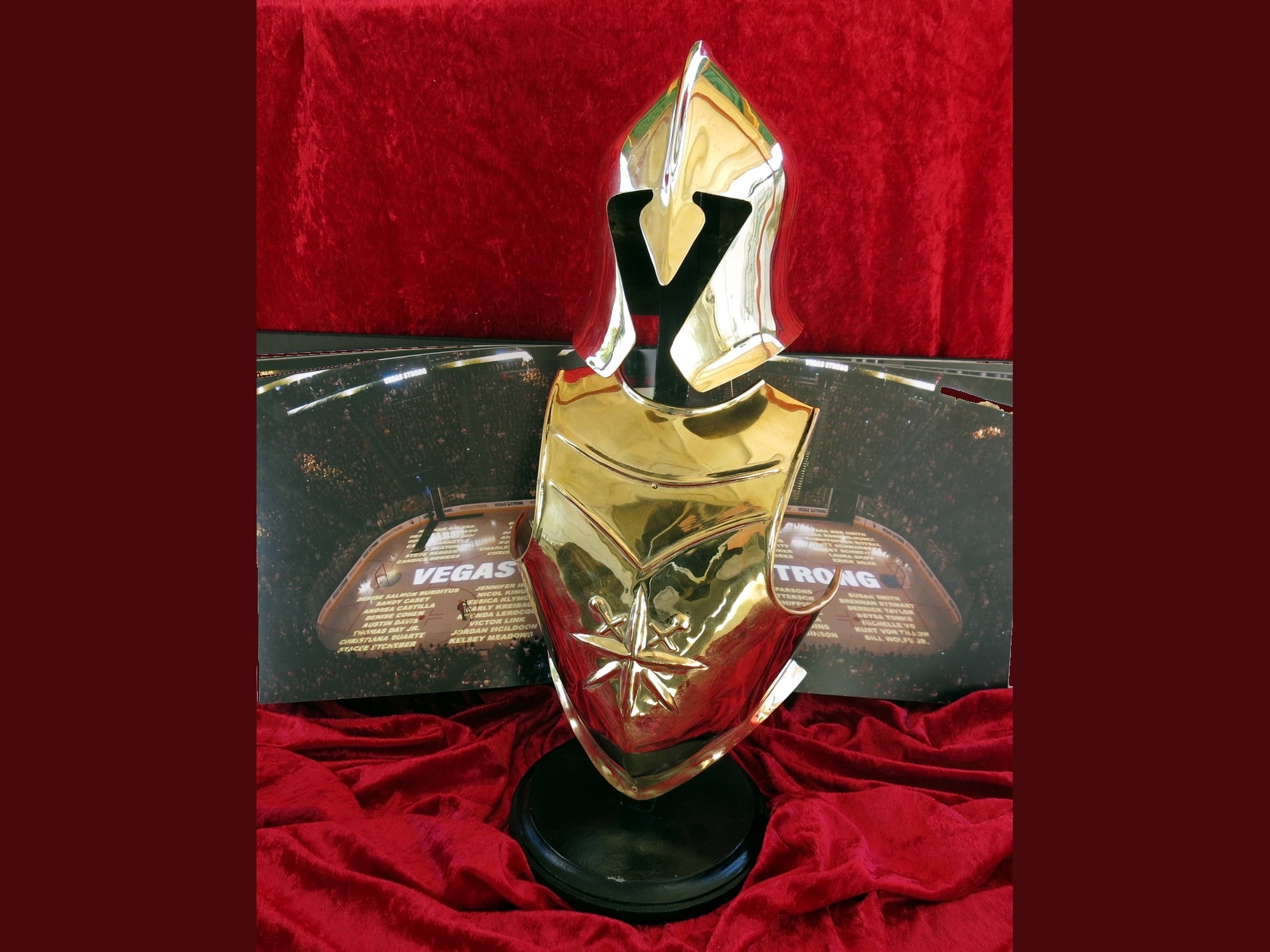 SALE: Vegas Golden Knights Helmet mini brass made by same | Etsy