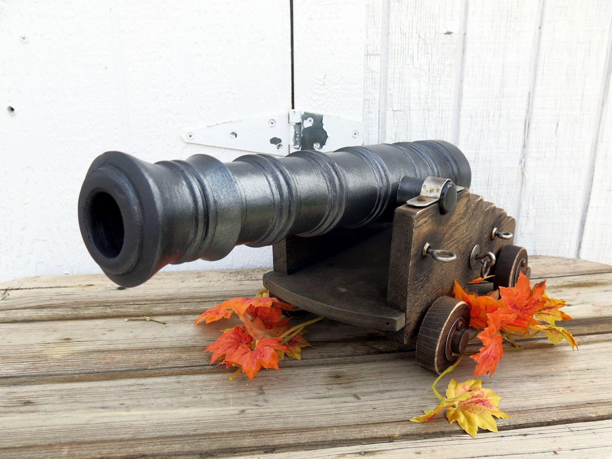 1/4 Scale Naval Cannon With Cast Resin Hollow Barrel. Made in USA - Etsy