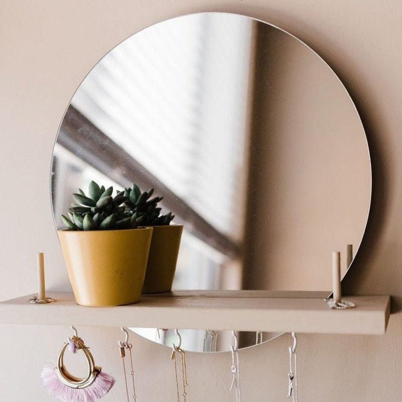 Mirror With Shelf - Etsy