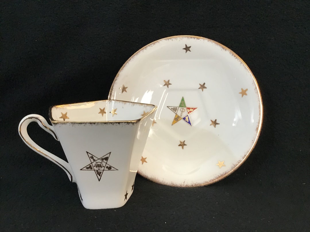 Vintage Ruth Gladstone, Bone China, Made in England, Masonic Eastern ...