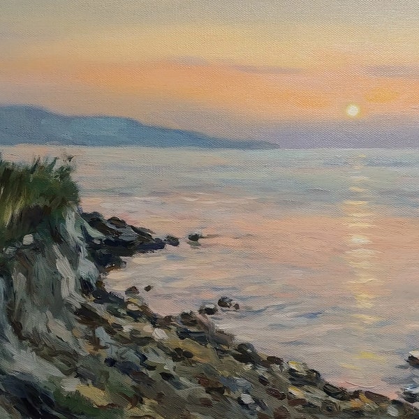 Sunrise Oil Painting - Etsy Canada