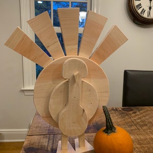 DIY Wooden Turkey Building Plans: Thanksgiving Decor (PDF Pattern) - Etsy