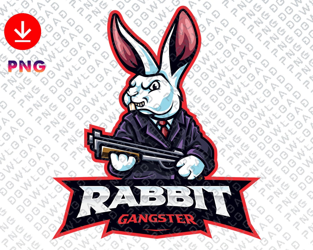Gangster Bunny File Png Stickers - Etsy