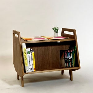 Small Side Table and Book/ Magazine Rack - Etsy