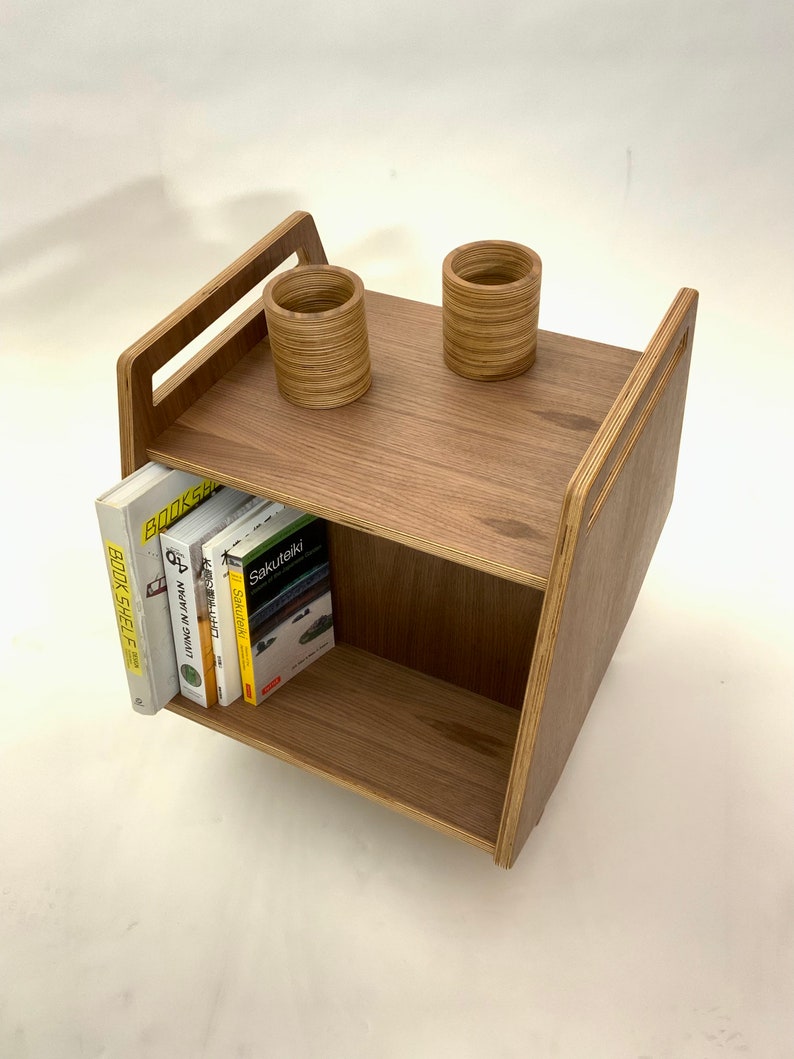 Small Side Table and Book/ Magazine Rack - Etsy
