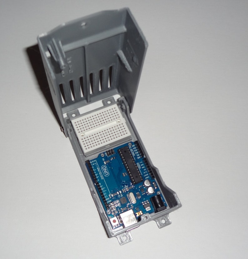 3D Printed Arduino Uno Compatible Enclosure With Breadboard - Pivoting ...