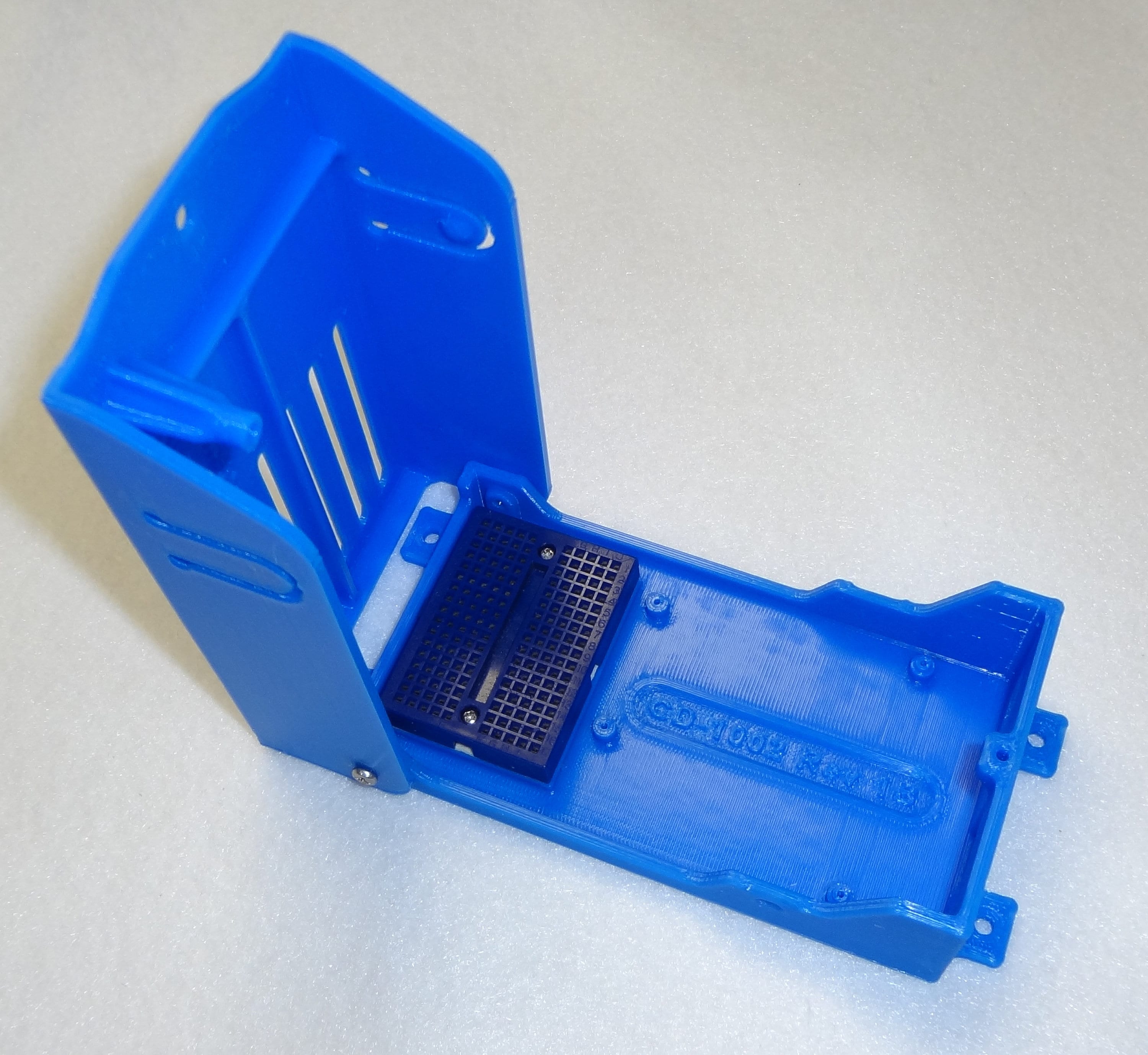 Enclosure W Pivoting Cover Compatible With Arduino Uno Pre Installed Breadboard And Hardware 