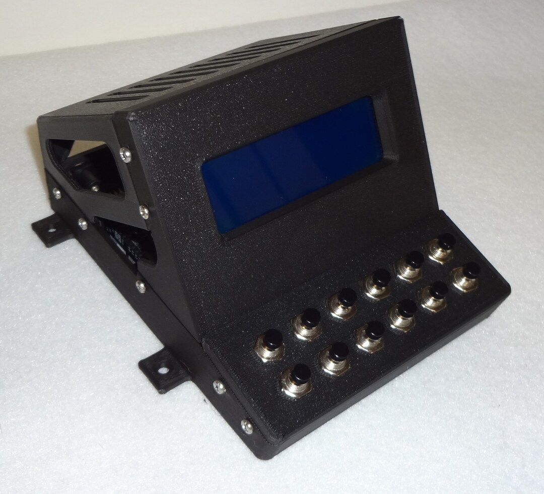 Arduino Uno/mega 4X20LCD Enclosure W/ Breadboard, Button Panel and ...