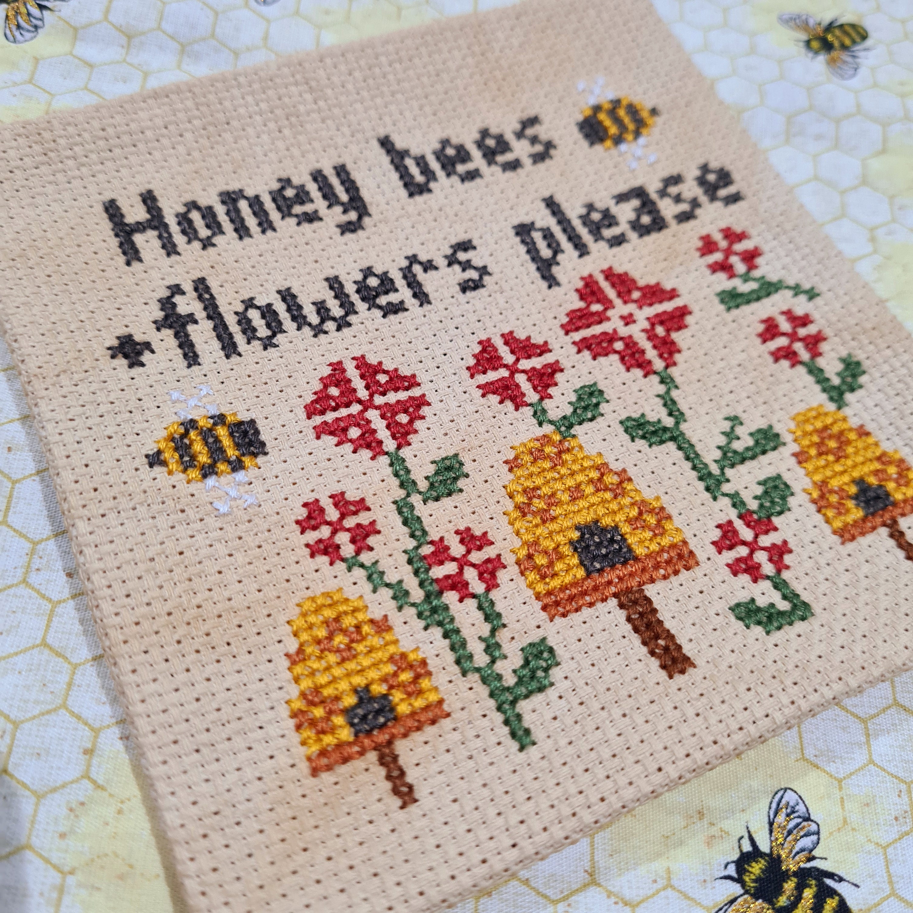 Quaker Summer: Honey Bees. Two Colour Palettes, Prim and Jewel-toned ...