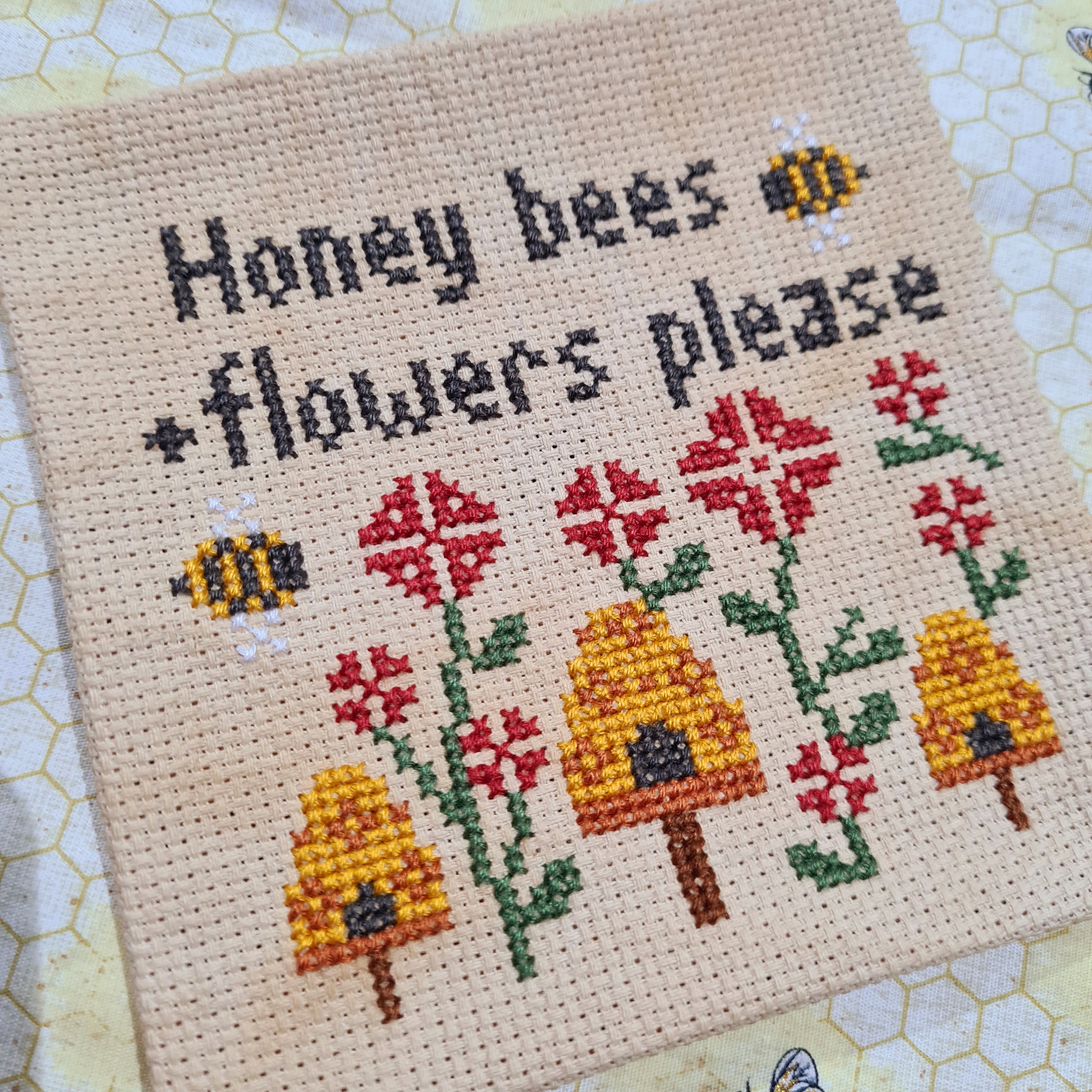 Quaker Summer: Honey Bees. Two Colour Palettes, Prim and Jewel-toned ...
