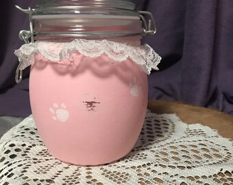 Cat treat jar | Etsy