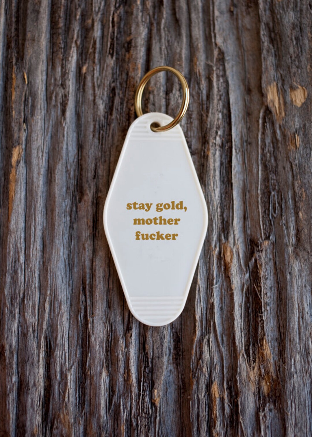 Stay Gold Motel Keytag - Etsy