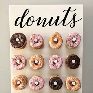 DONUT Wall - DIY Donuts Decal Sticker – Donut Wall Board – Birthday ...