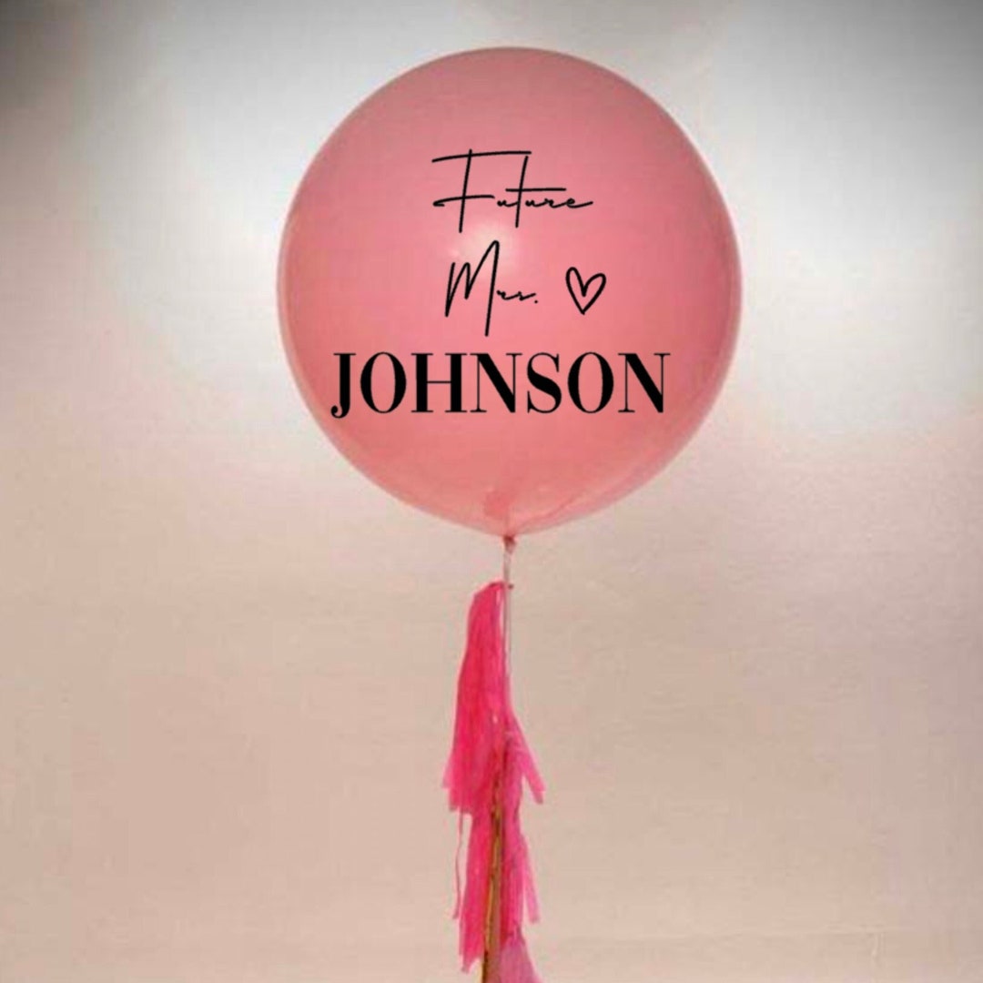 Miss to Mrs Balloons Future Mrs Custom Balloons Hens Party - Etsy
