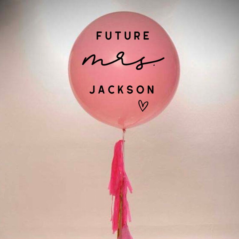 Miss to Mrs Balloons Future Mrs Custom Balloons Hens Party | Etsy