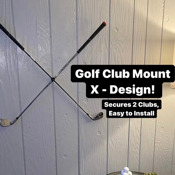 Golf Club Wall Mount - Etsy