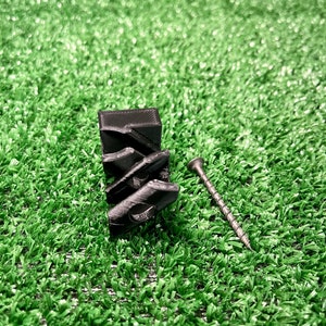 Dual Golf Club Wall Mount Bracket / X Pattern / 11mm or 17mm / Perfect ...